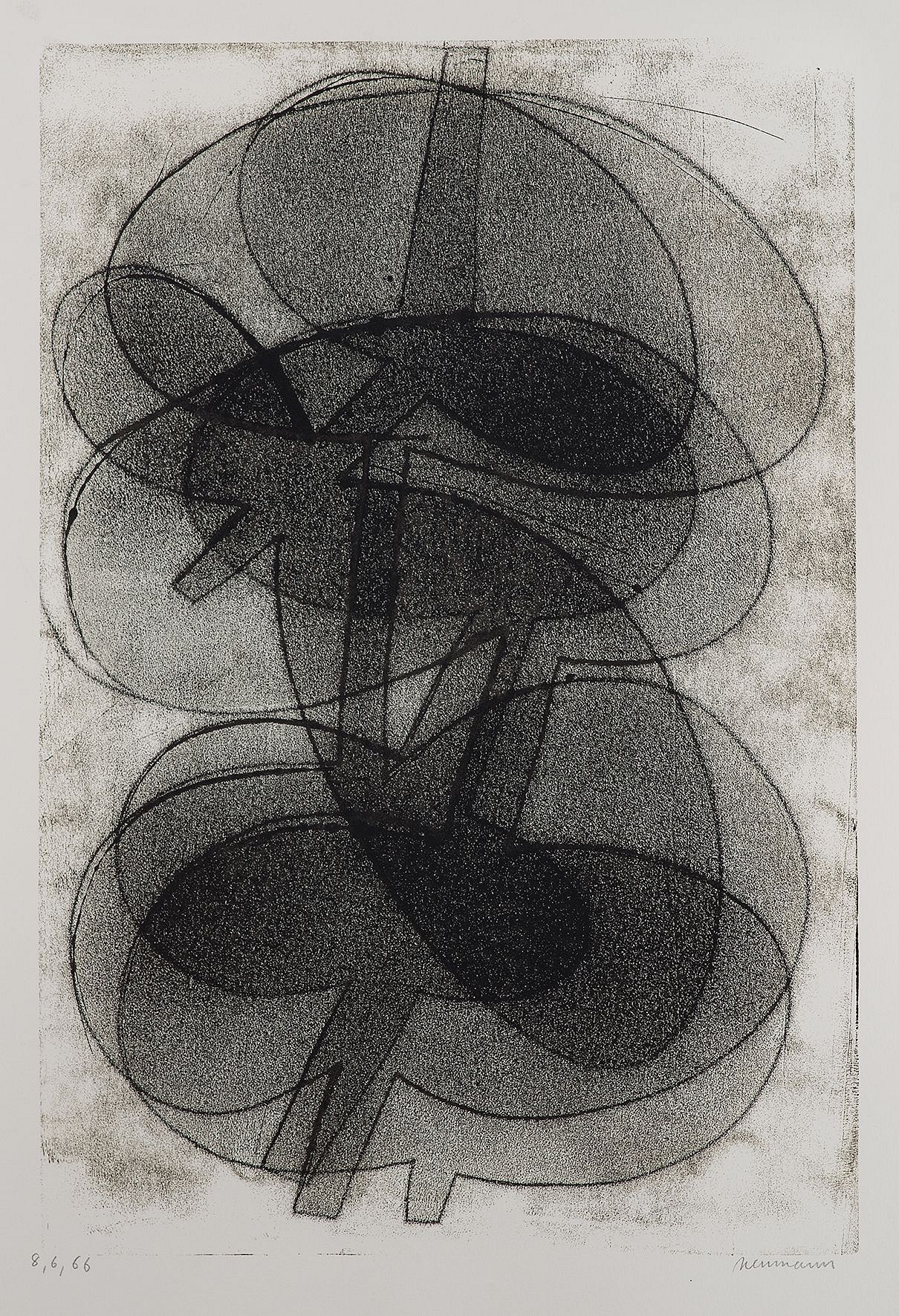 Otto Neumann 1895-1975 | Four Abstract Figures | 1957 | Tew Galleries