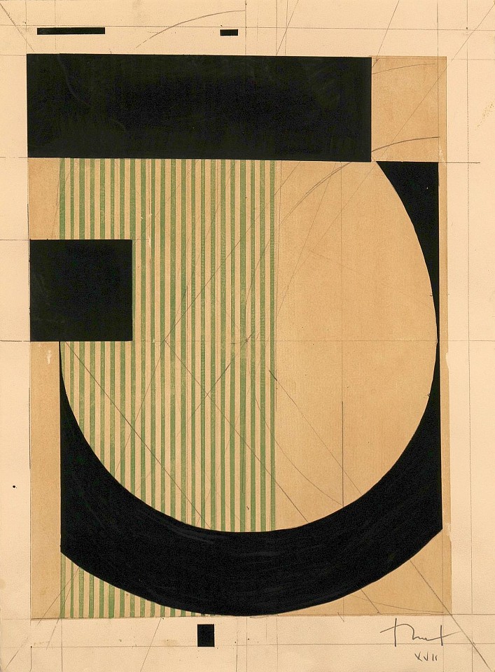 George Read | Glyph.v.22 Green Earth | 2022 | Tew Galleries